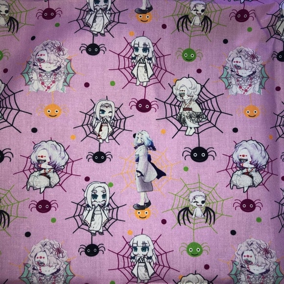 None | Other | Yard Demon Slayer Halloween Polyester Cotton Fabric Bty ...